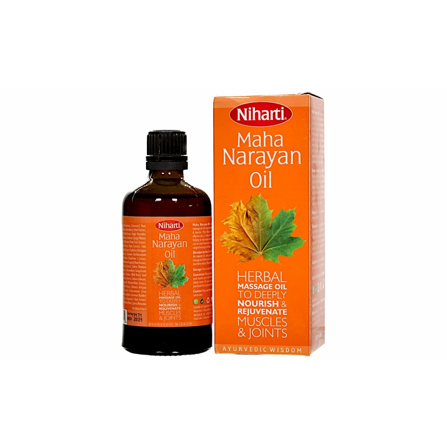 Olio Ayurvedico per massaggio Mahanarayana Thailam