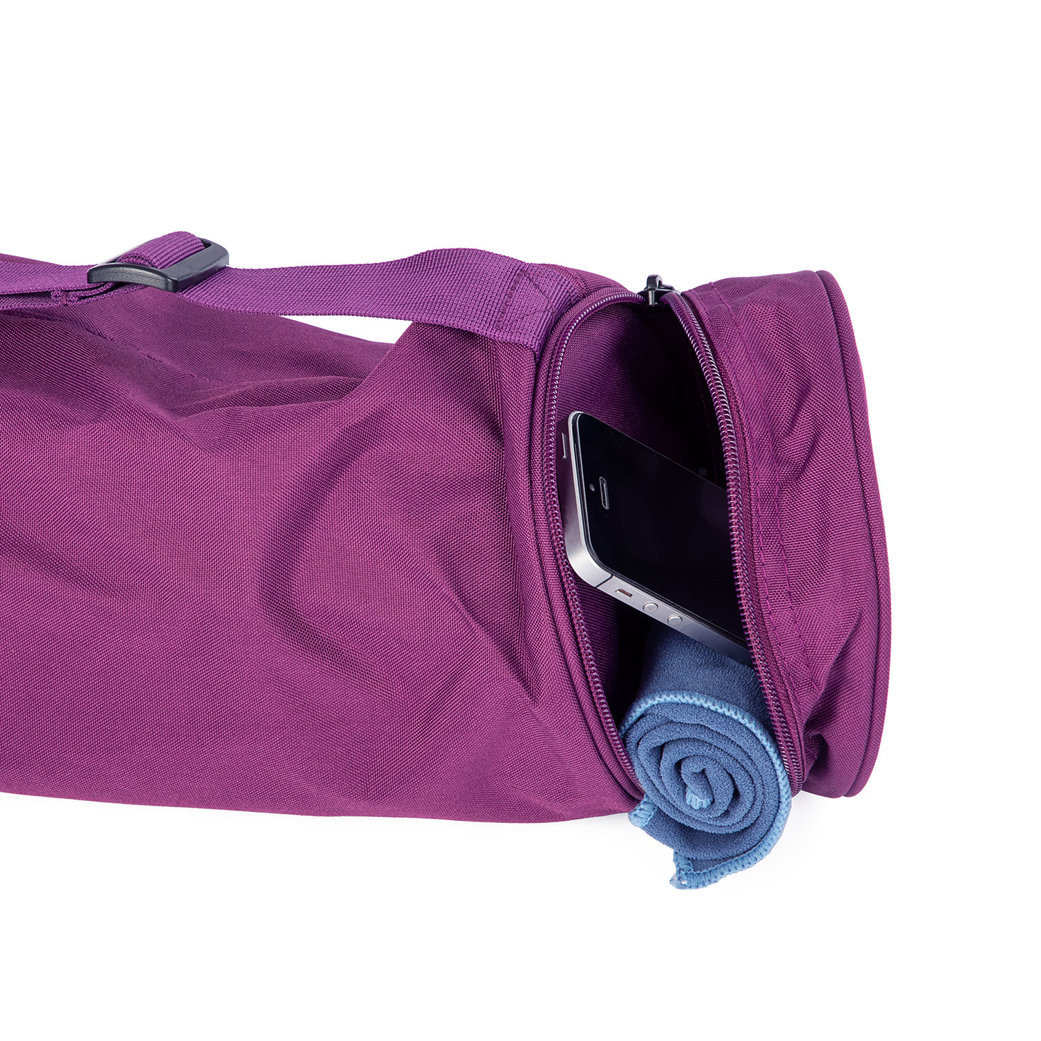 Porta Tappetino yoga ASANA 70 impermeabile - Grigio/Blu